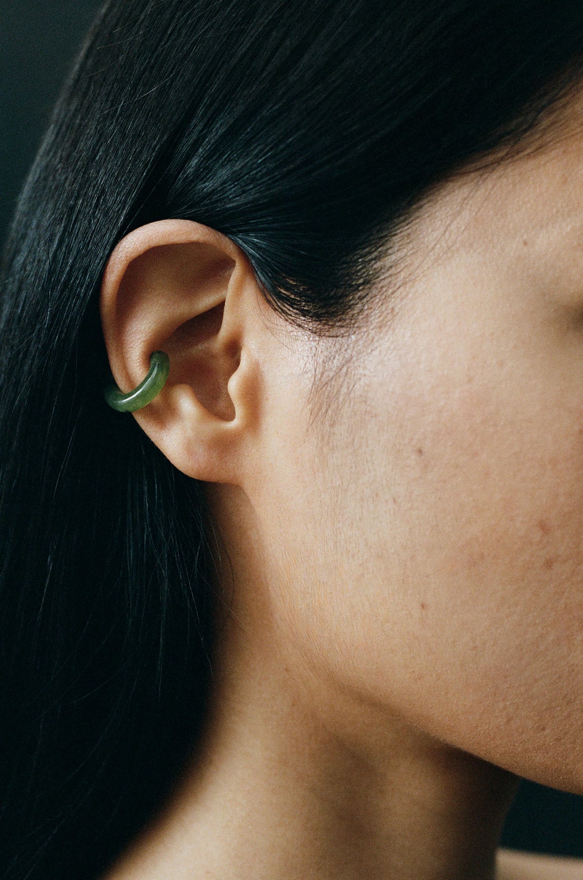 SOPHIE BUHAI JADE BAGEL EAR CUFF – PORT